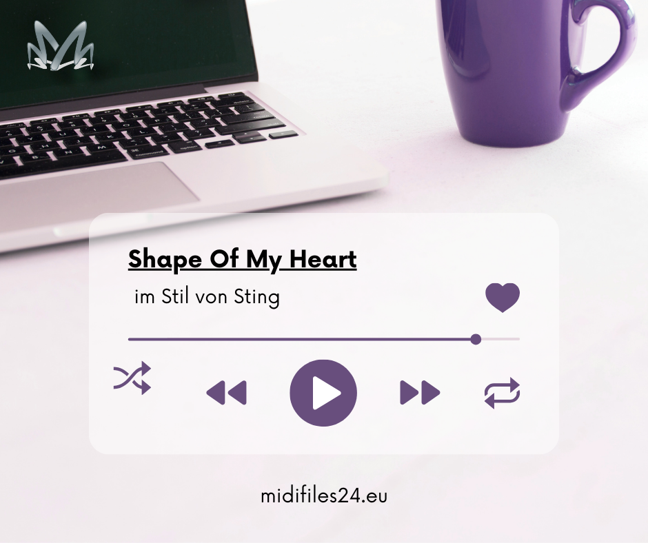 🎶 New MIDI: "Shape Of My Heart" in the Style of Sting 🎶 – Musicmedia24